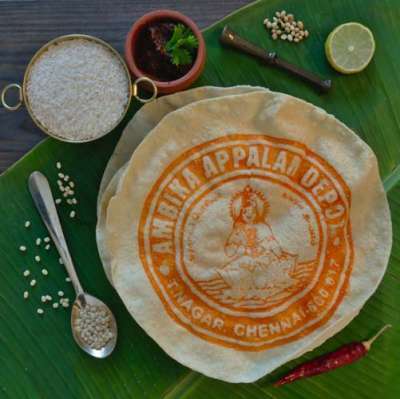 Signature appalams from Ambika Appalams